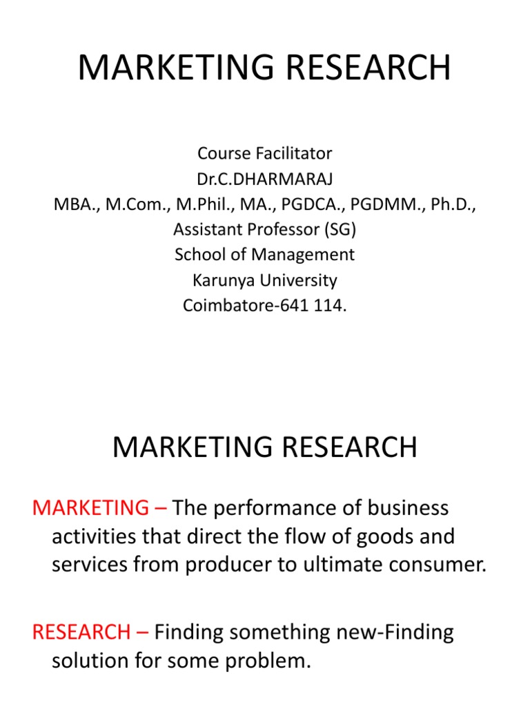 MR-Unit - I-Meaning, Importance, Scope Etc. | Download Free PDF ...