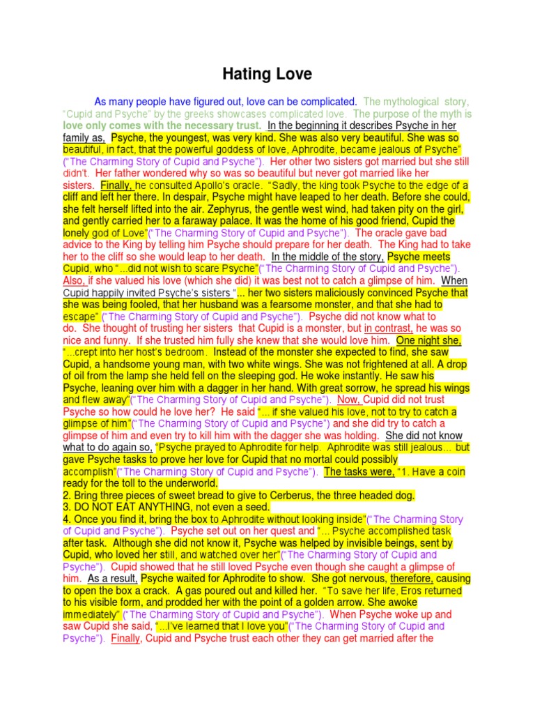 Hating Love | PDF | Eros | Cupid