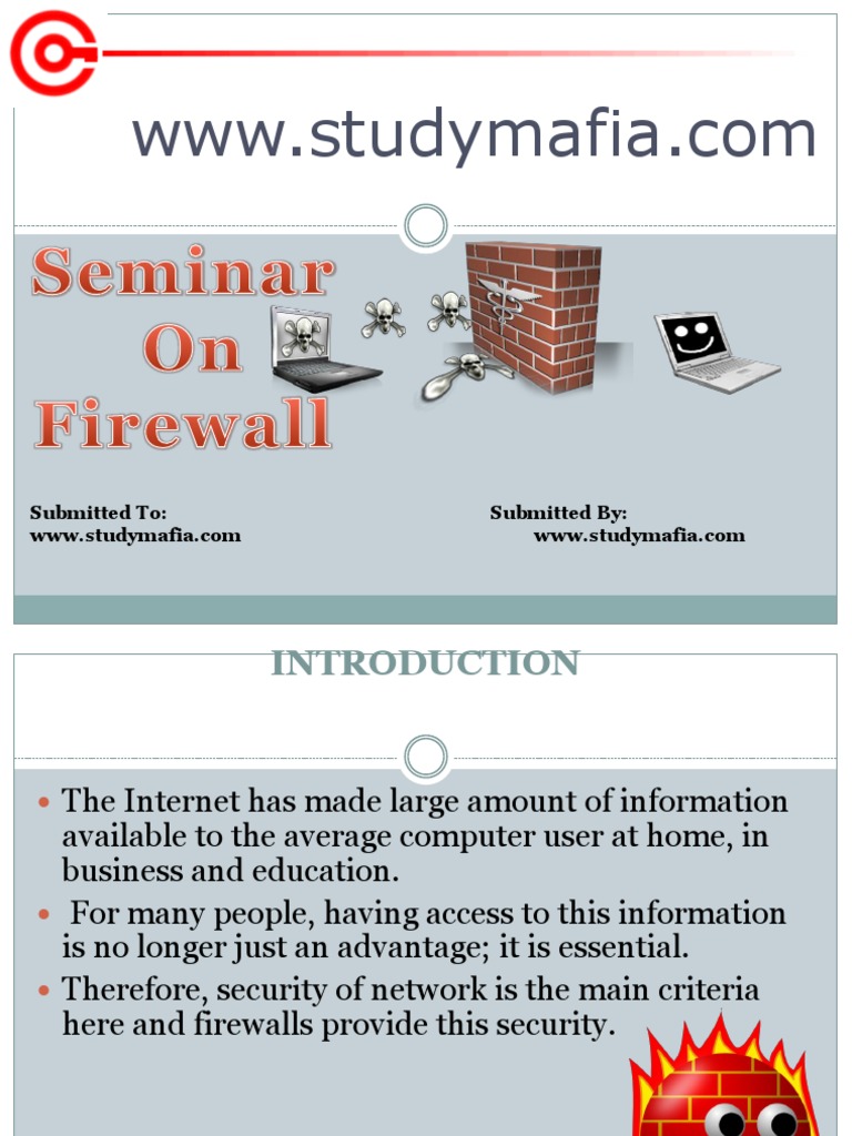 Firewall | PDF | Firewall (Computing) | Computer Network