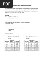 Example of ESAL Calculation Table | PDF | Truck | Transportation ...