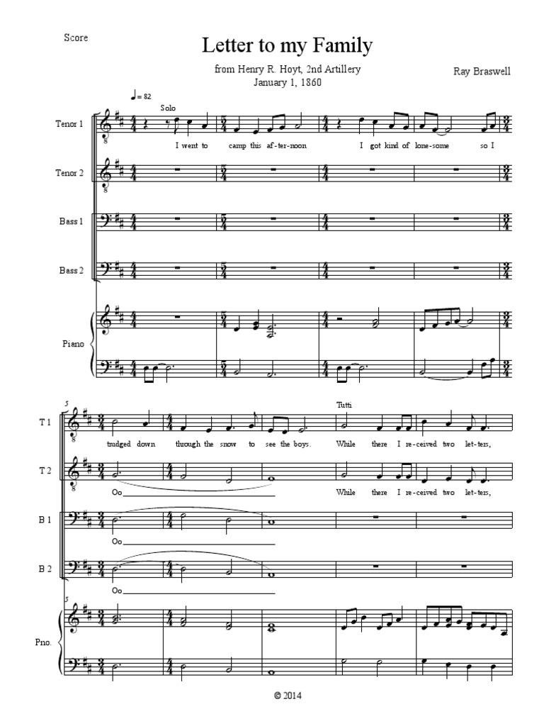 Letter To My Family | PDF