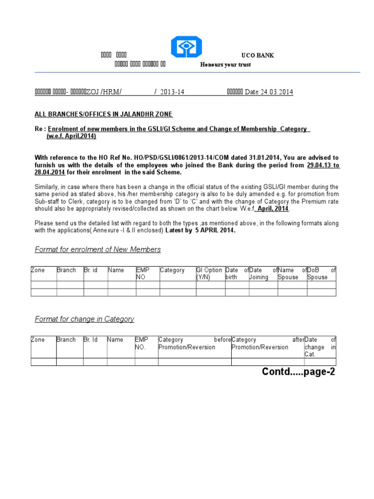 GSLI Enrollment 2014 Circular | PDF | Business