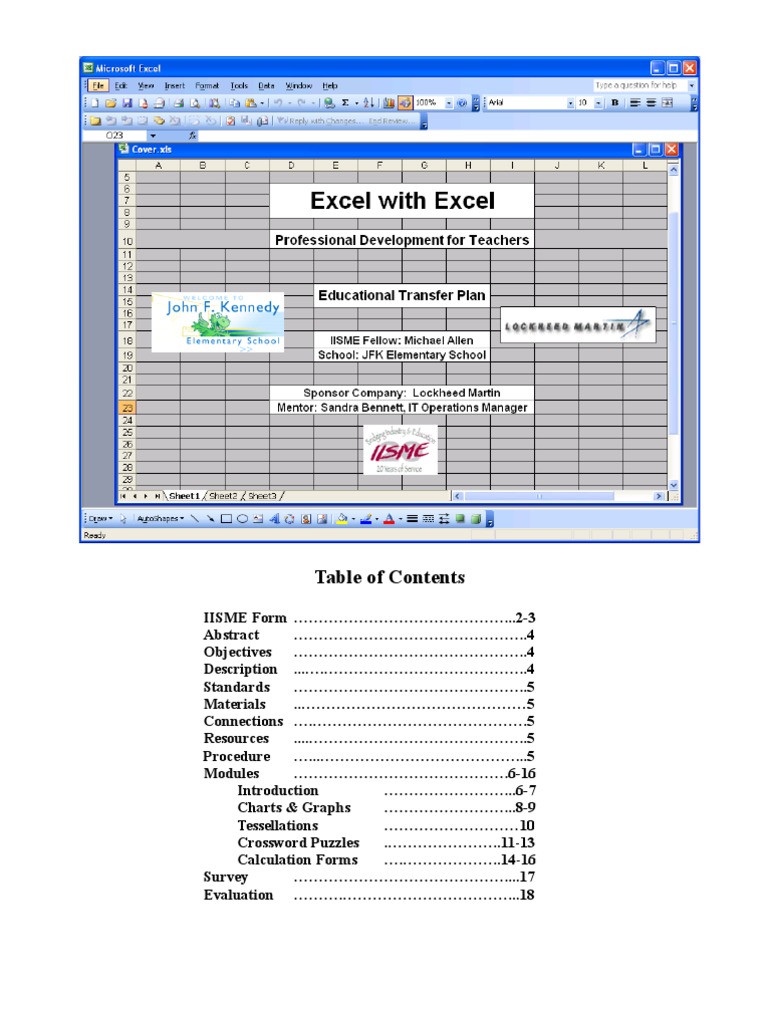 Excel Training | PDF | Spreadsheet | Teachers