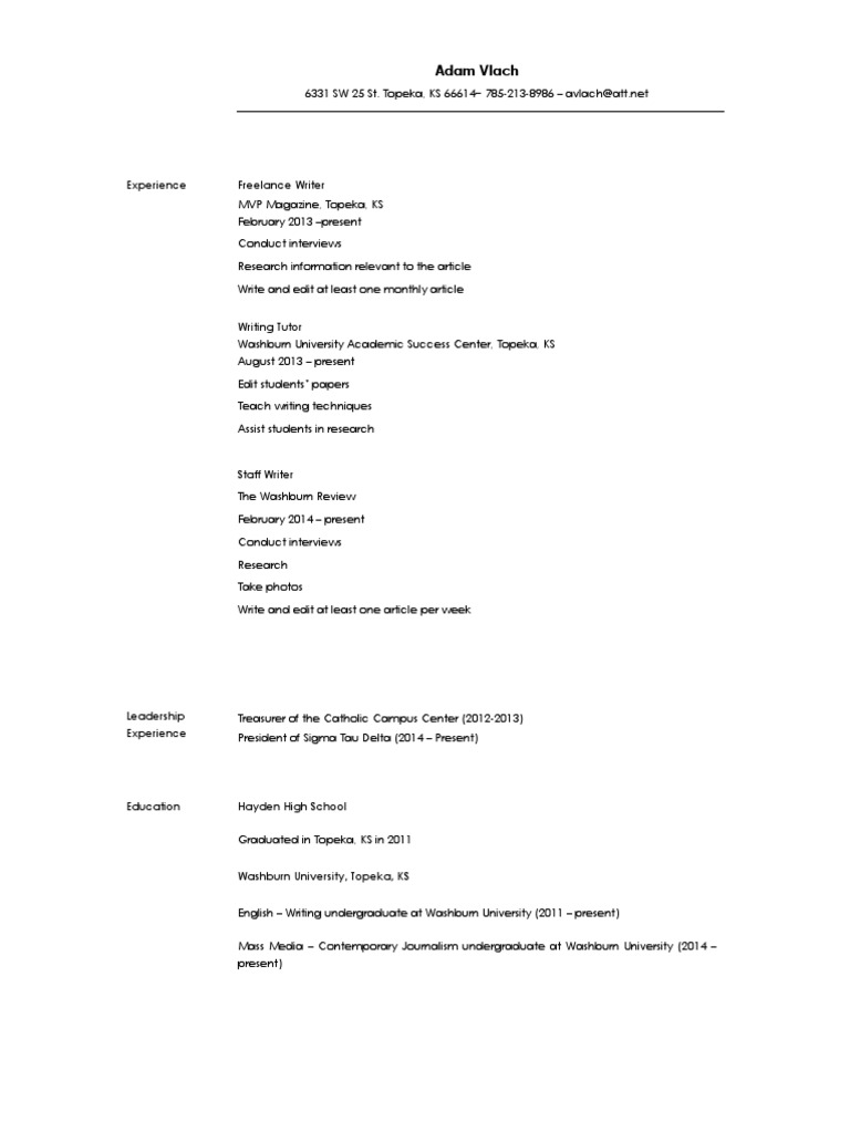 Updated Resume | PDF