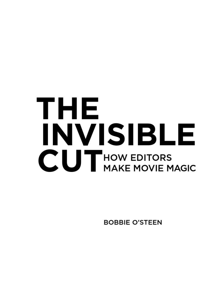 Sample of The Invisible Cut | PDF | Filmmaking | Actor