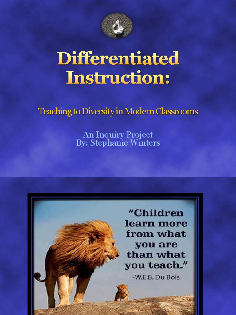 Differentiated Instruction Presentation | PDF | Differentiated ...
