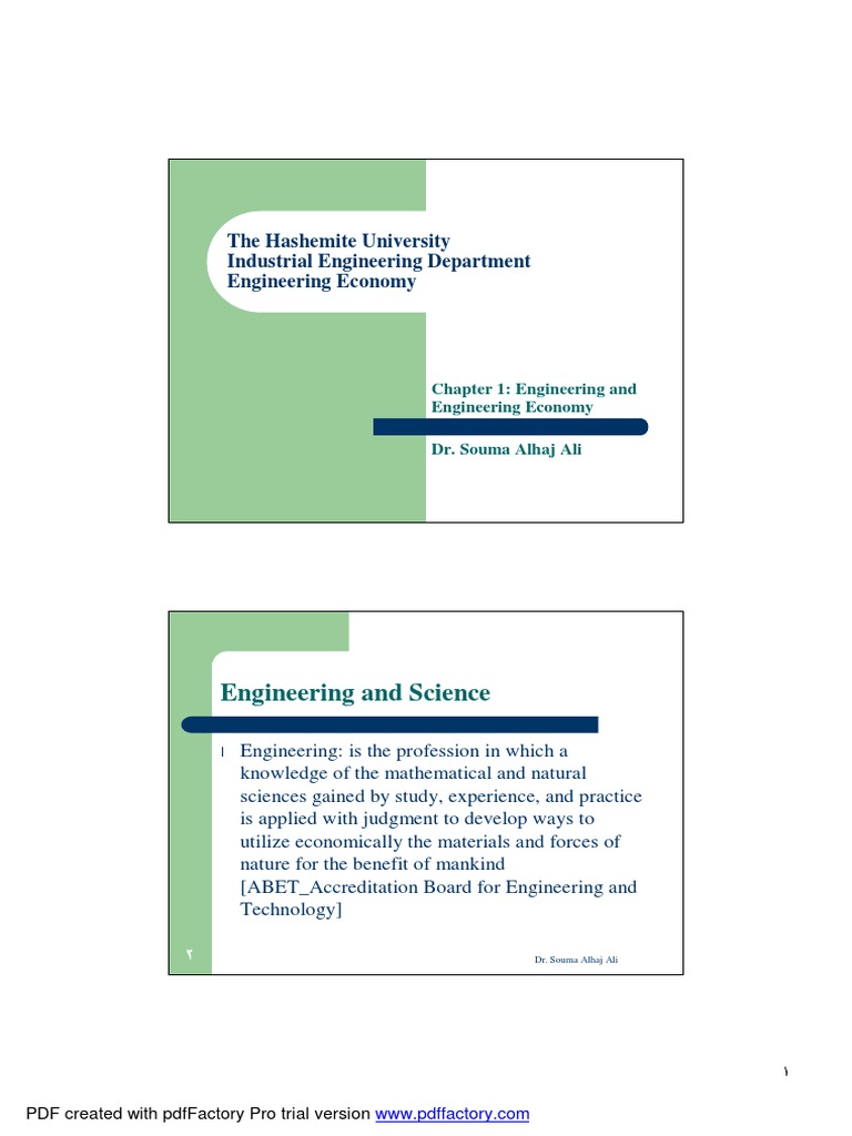 Souma EE Chapter 1 | PDF | Engineering | Economics