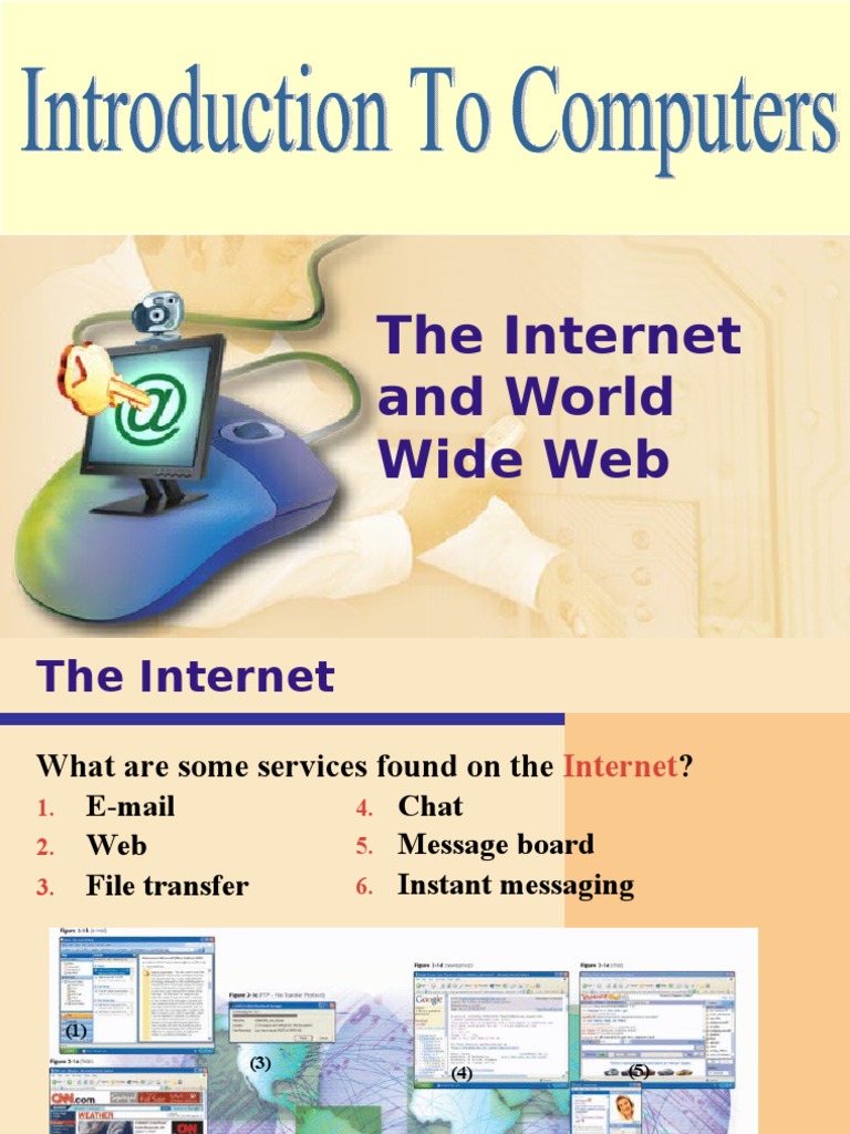 5 The Internet And World Wide Web Pdf Instant Messaging World