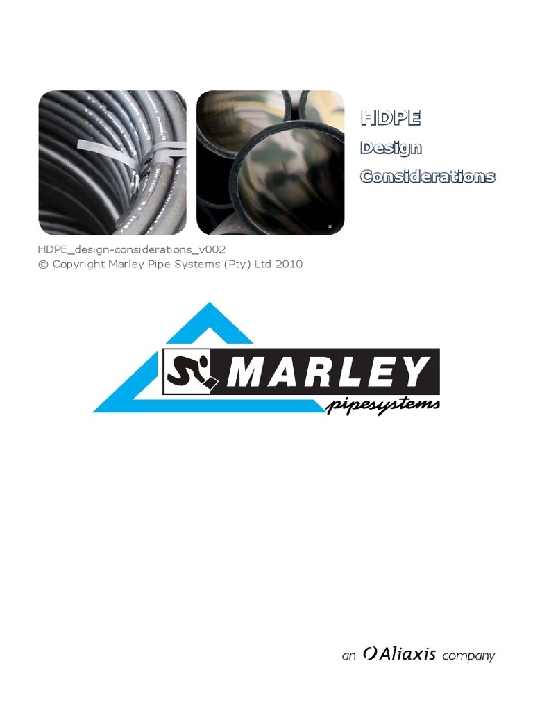 Hdpe Design Considerations | PDF | Thermal Expansion | Pipe (Fluid ...
