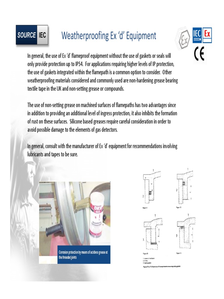 Weatherproofing Ex 'd' Flameproof Gear | PDF