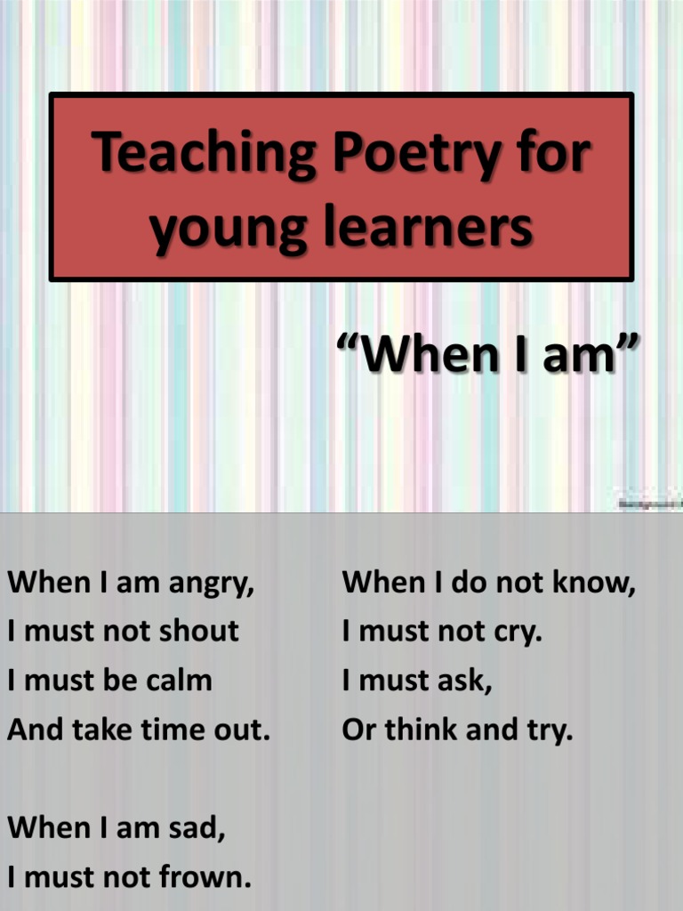 Teaching Poetry For Young Learners | PDF