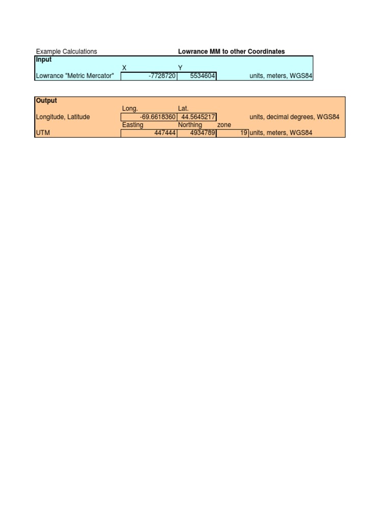 Coordinate Conversion Examples | PDF | Science & Mathematics