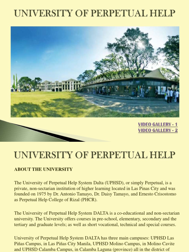Philippines - University of Perpetual Help System | PDF | Academia ...