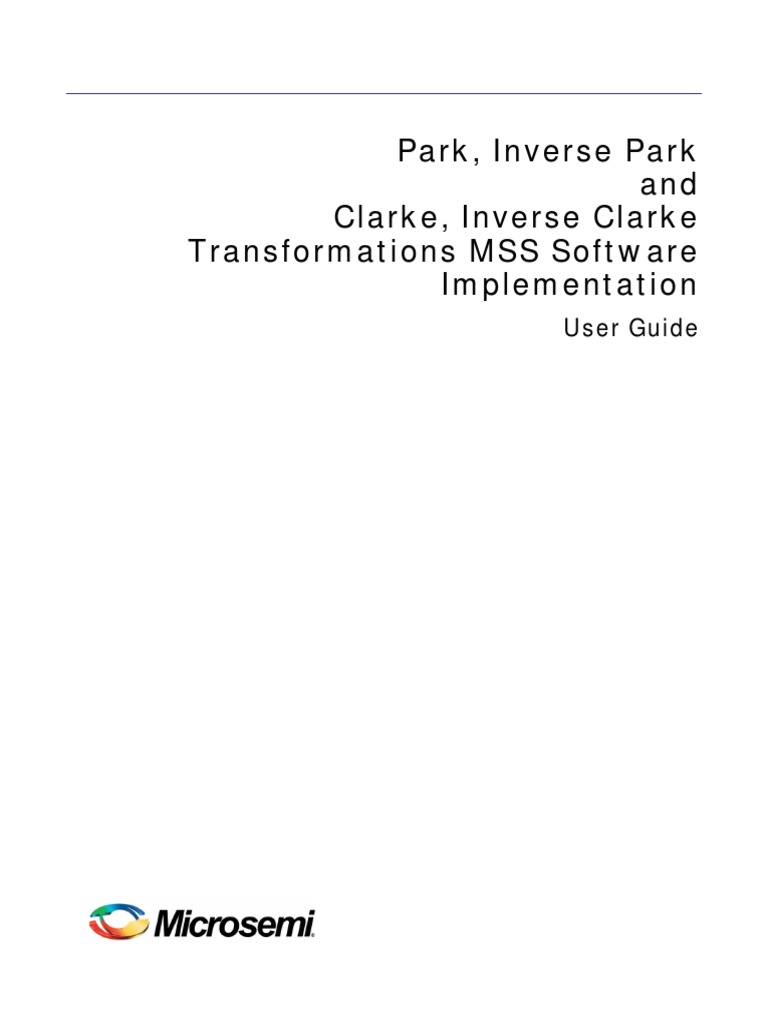 Park Transformation and Clarke Transformation in Detail | PDF ...