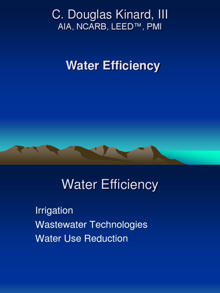 LEED WE Presentation | Download Free PDF | Water Resources | Toilet