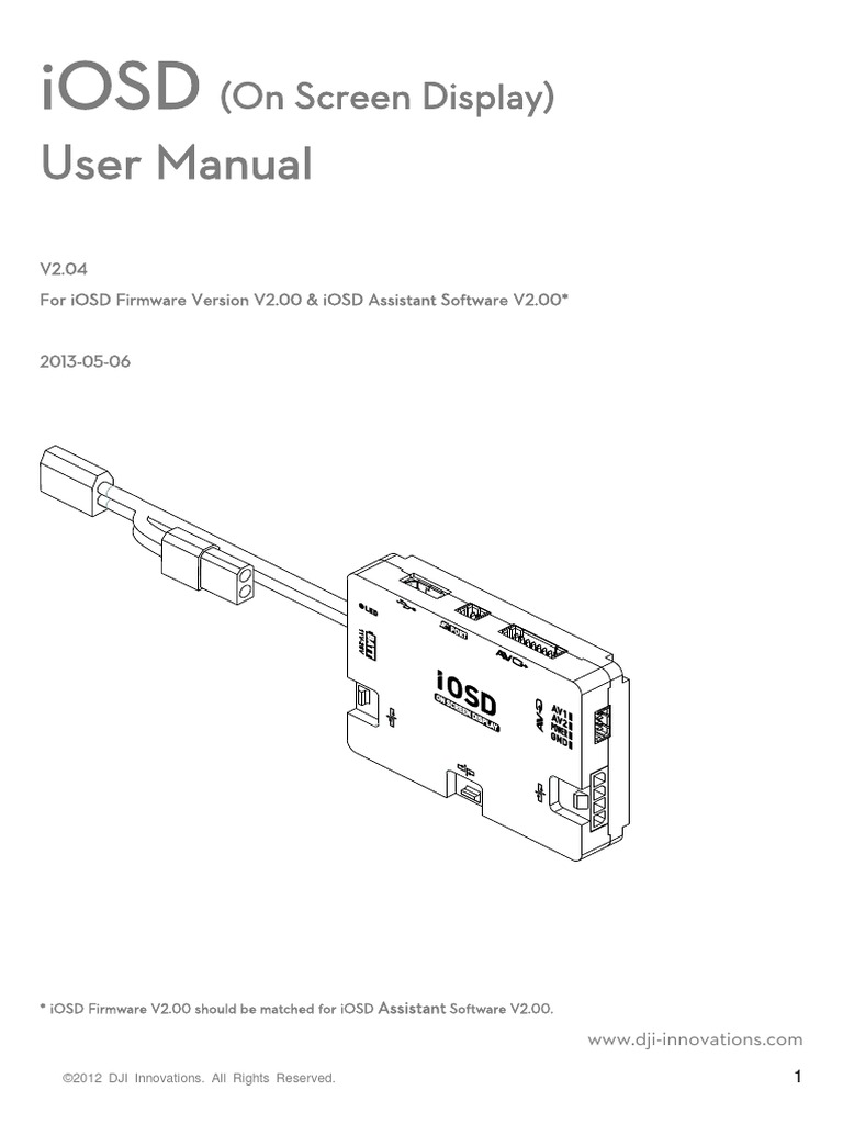 IOSD User Manual v2.04 en | PDF | Personal Computers | Usb