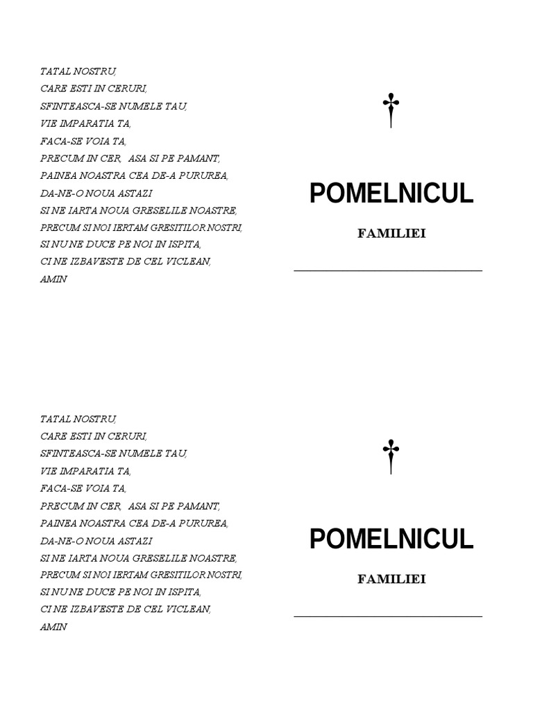 Pomelnic | PDF