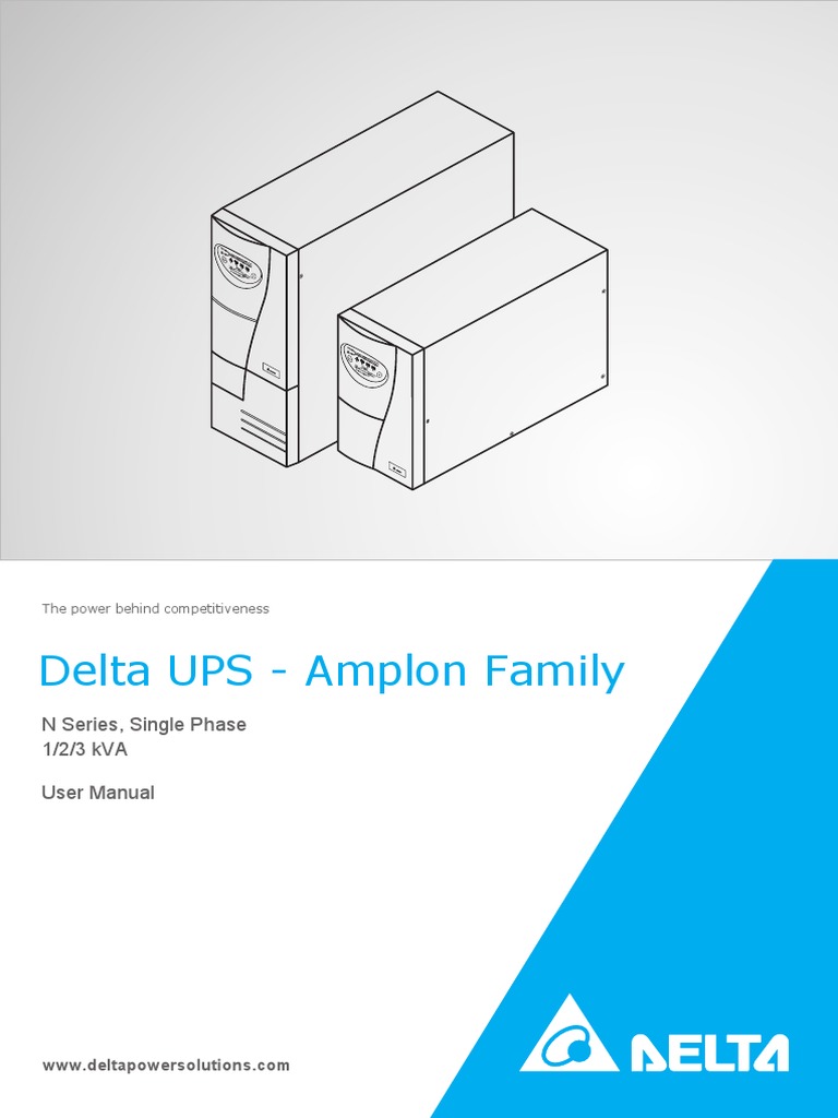 Delta UPS - Amplon Family N Series, Single Phase 1/2/3 kVA | PDF ...