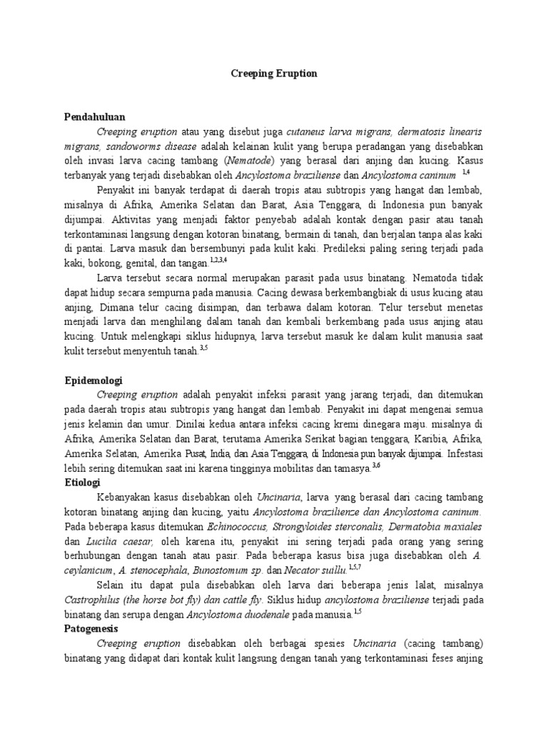 Creeping Eruption | PDF | Dewasa Muda