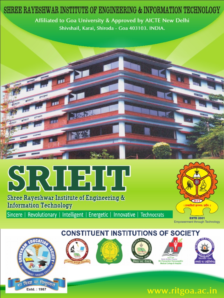 RITGoa - Shree Rayeshwar Institute of Engineering & Information ...