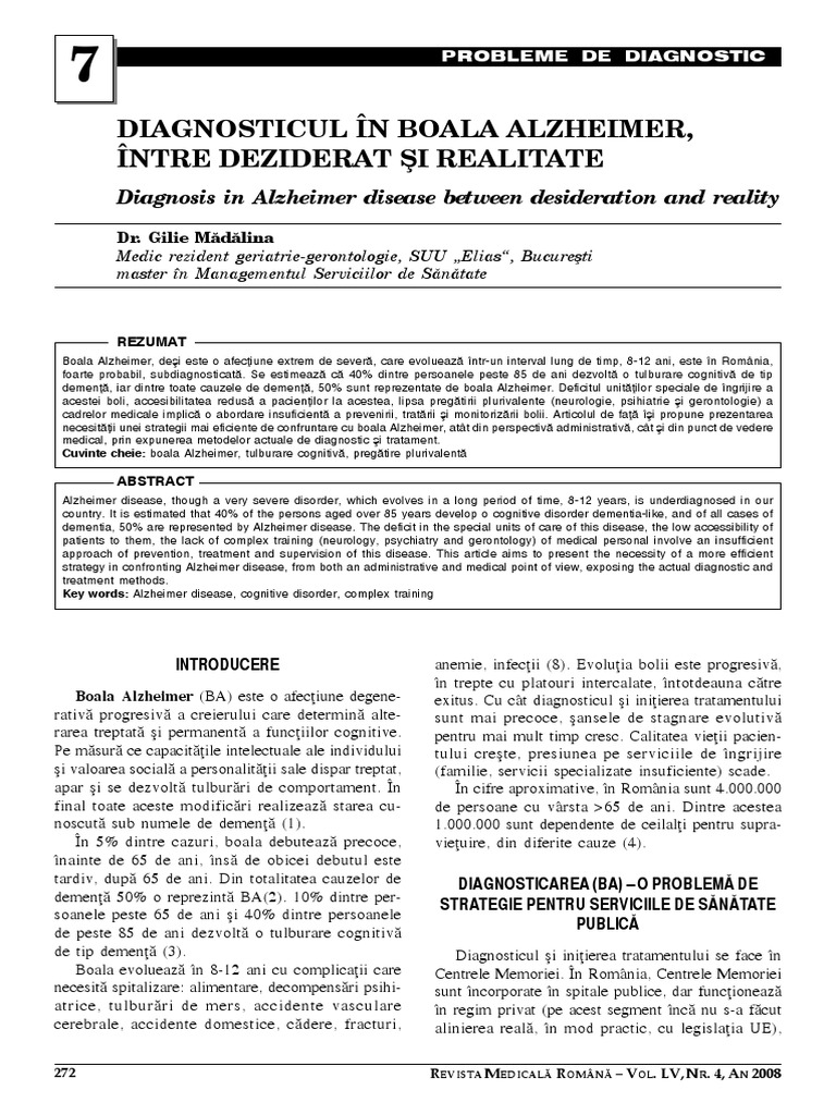 interpretare testul ceasului