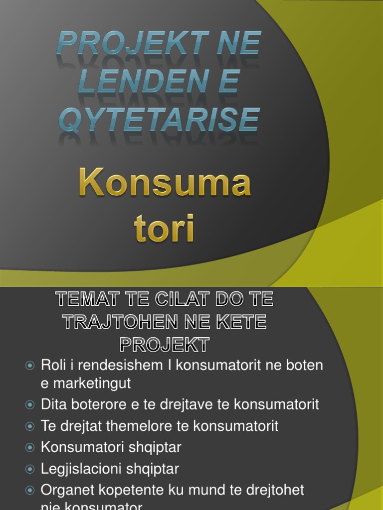 Konsumatori .... | PDF
