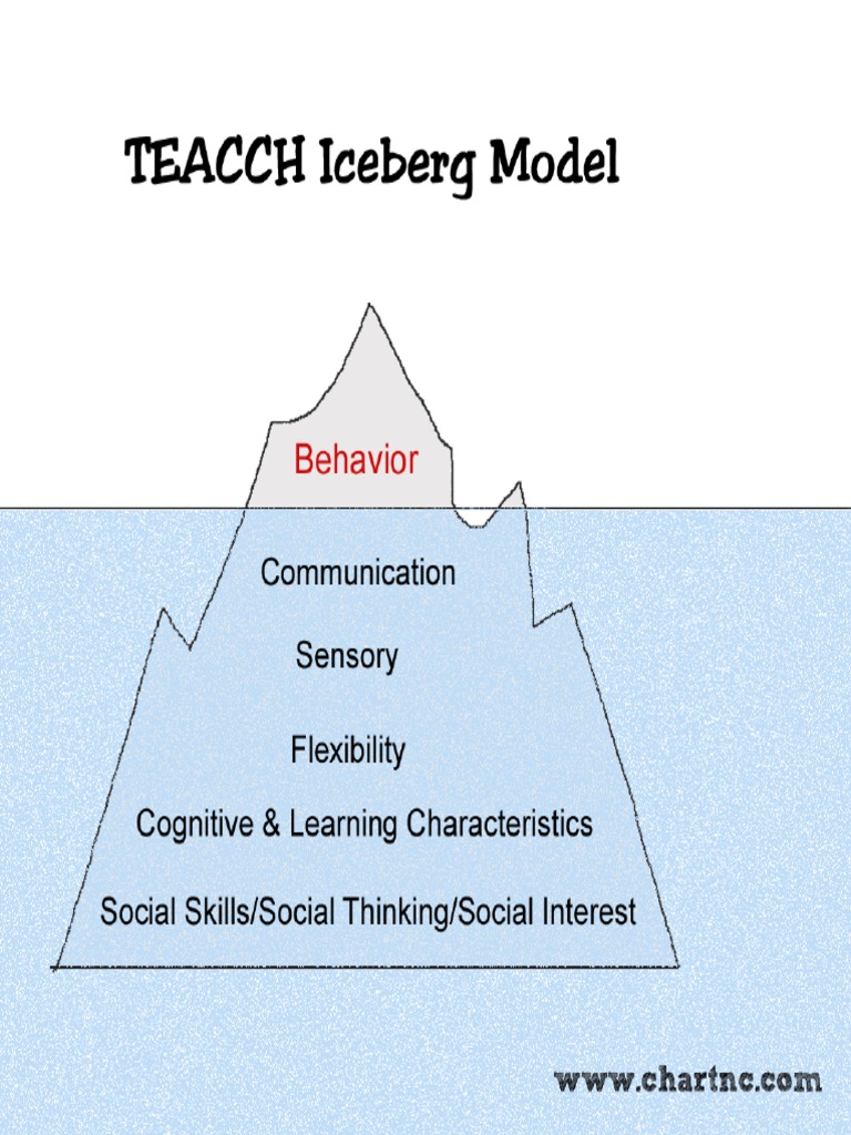 TEACCH Iceberg Model | PDF