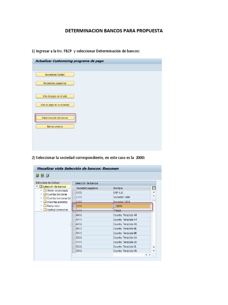 Transacción FBZP | PDF