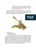 Catapulta - Formulas | PDF | Rotación | Aceleración