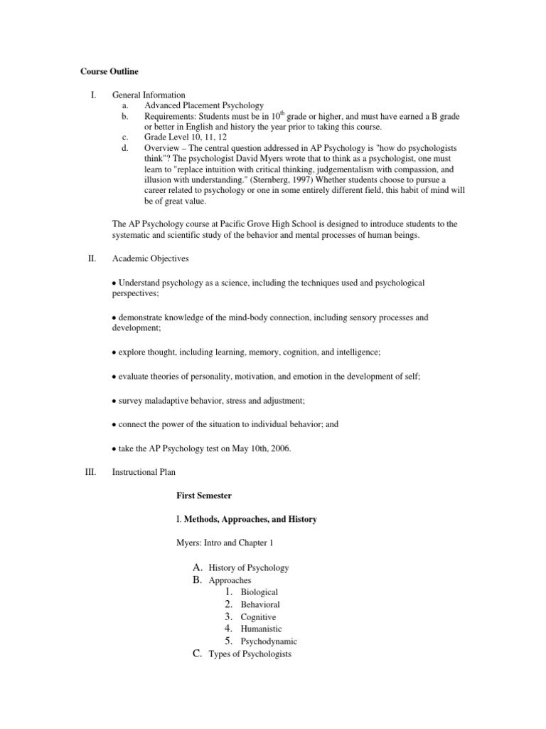 AP Psychology | PDF | Perception | Psychology