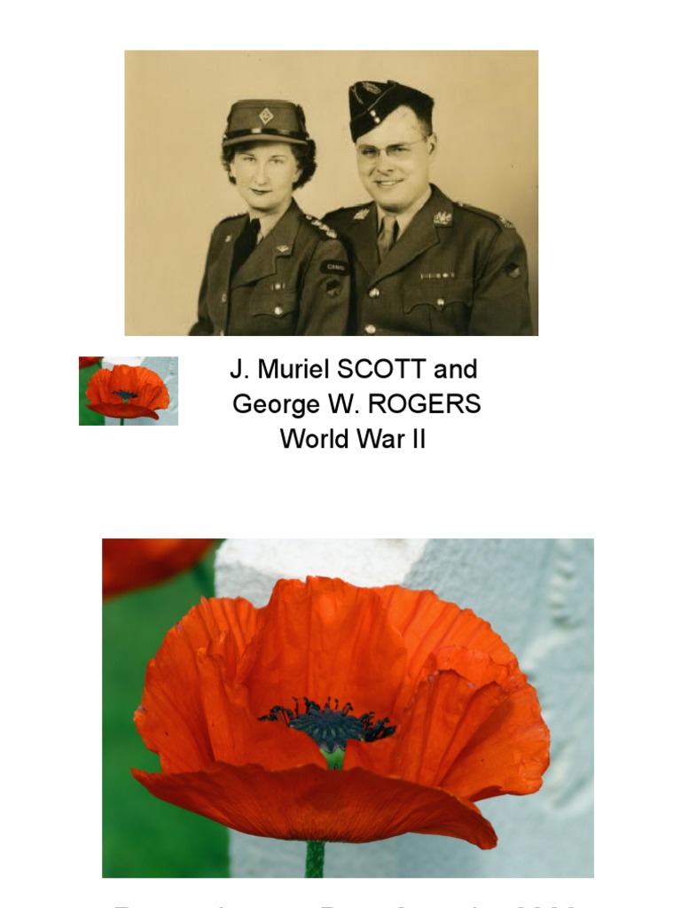 Remembrance Day 2009 Scott - Rogers Web | PDF | Military Organization ...