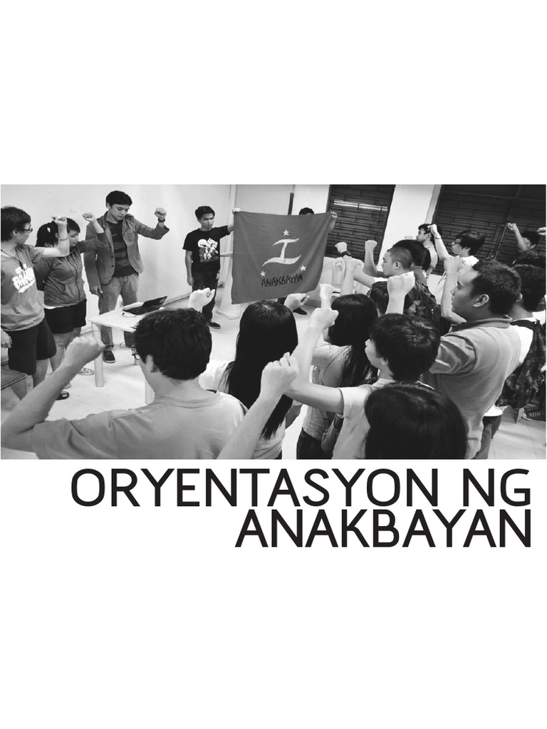 Anakbayan Orientation Booklet | PDF