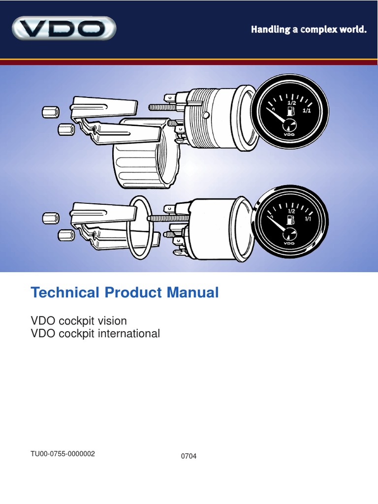 VDO Cokpit Series | PDF | Ignition System | Calibration