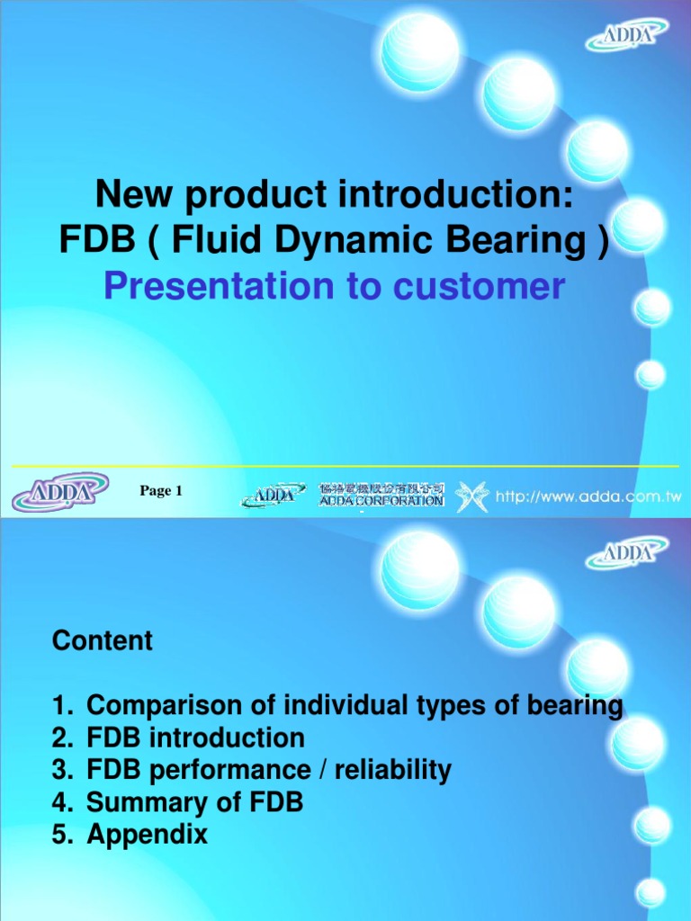 Fluid Dynamic Bearings | Download Free PDF | Bearing (Mechanical ...