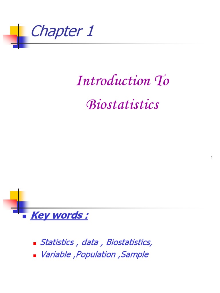 Introduction To Biostatistics Pdf Level Of Measurement