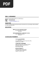 Resume & PRC License | PDF | Nursing | Occupational Safety And Health