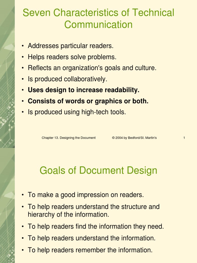 Seven Characteristics of Technical Communication | PDF | Typefaces | Serif