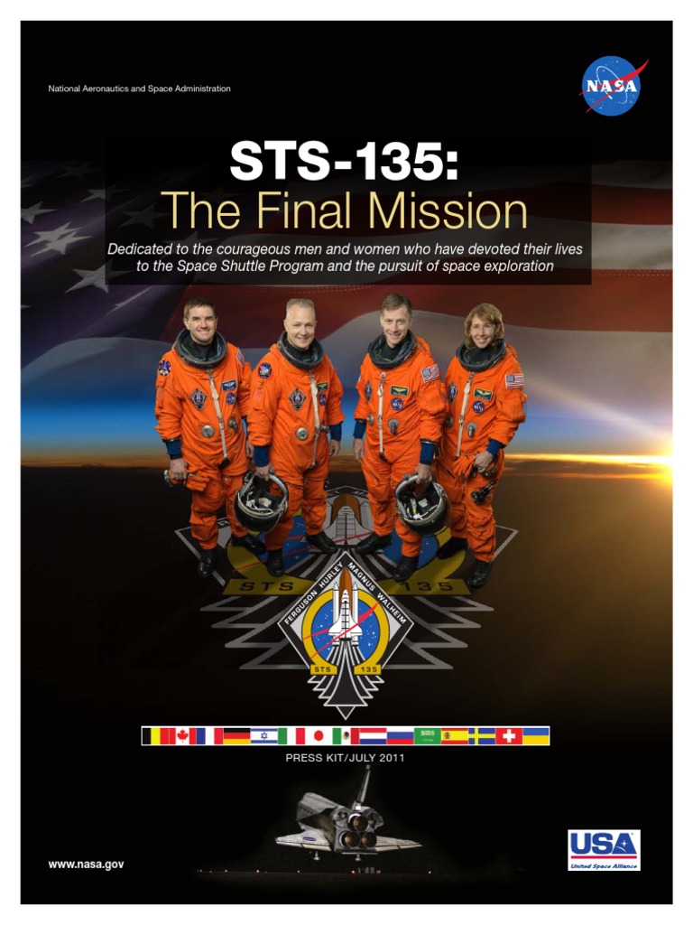 566071main 135 Press Kit2 | PDF | Space Shuttle Program | Space Shuttle