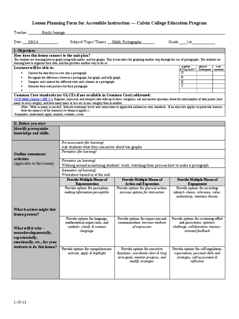 pictograph lesson plan | Cybernetics | Action (Philosophy)