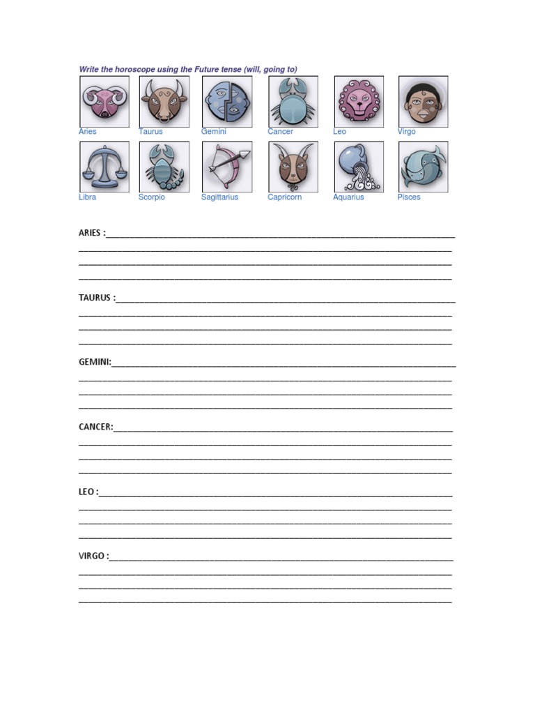 Future Tense Horoscope Guide | PDF