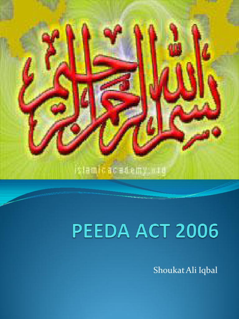 Peeda Act 2006 | Witness | Fine (Penalty)