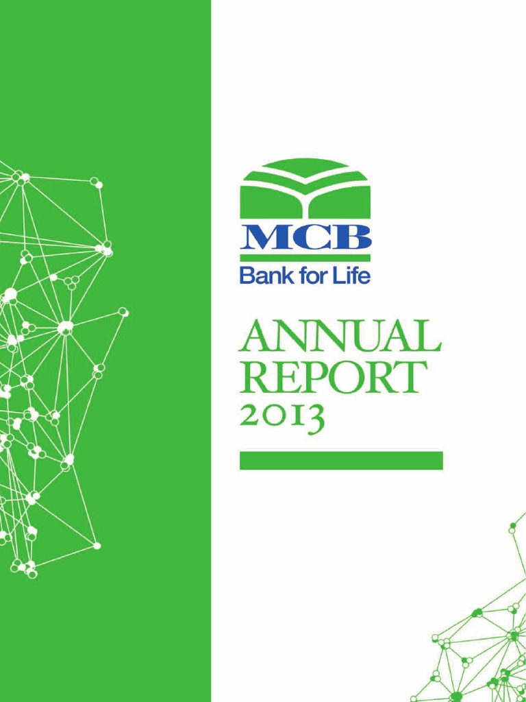 MCB Annual Report 2013: Connecting Dots | PDF