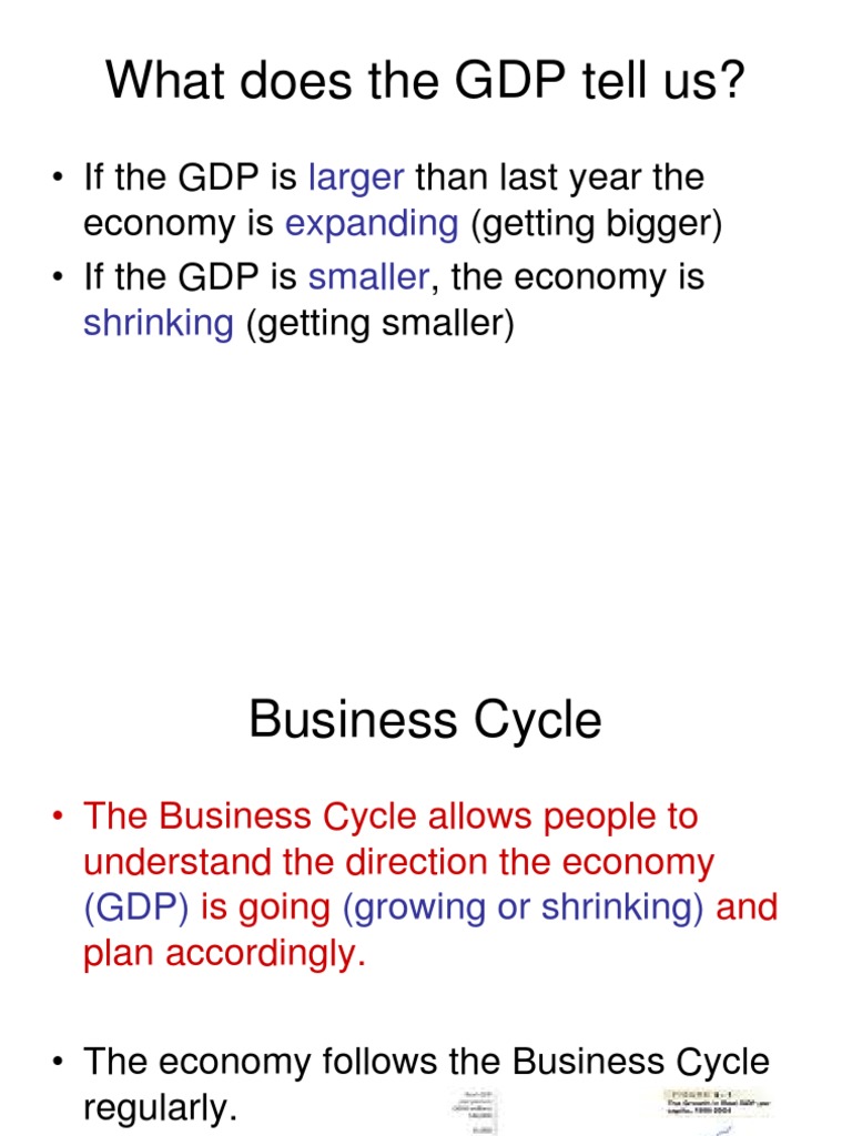 What Does The GDP Tell Us?: Larger Expanding Smaller Shrinking ...
