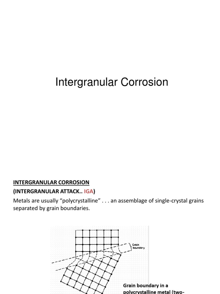 Understanding Intergranular Corrosion | PDF | Heat Treating | Manmade ...