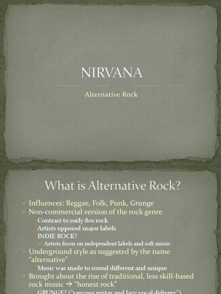 Nirvana's Impact on Alternative Rock | PDF | Alternative Rock | Rock Music