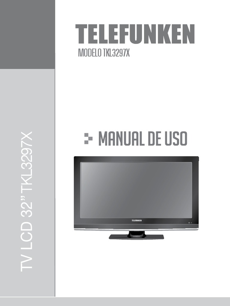 Manual LCD 32 Telefunken TKL3297X | PDF | Control remoto | Hdmi