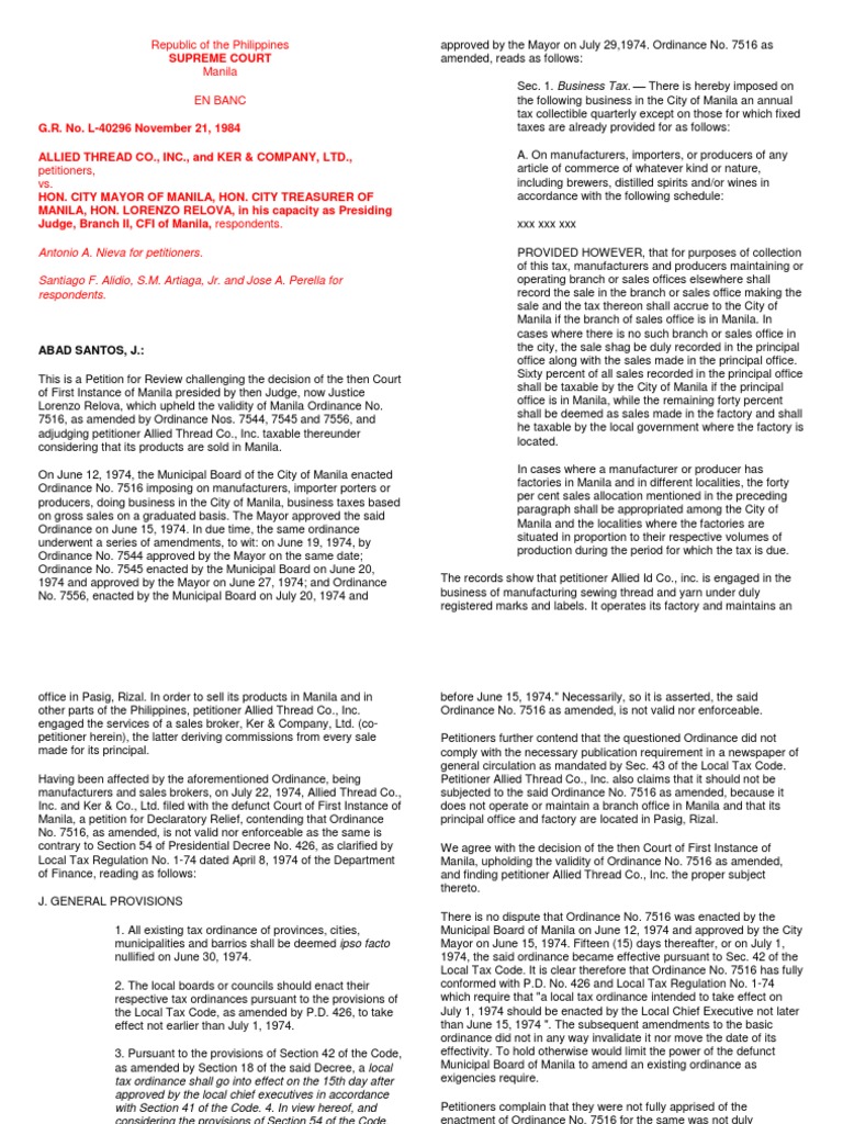 Case Sssss Sssssssss Sssssssss Sssssssss | PDF | Local Ordinance ...