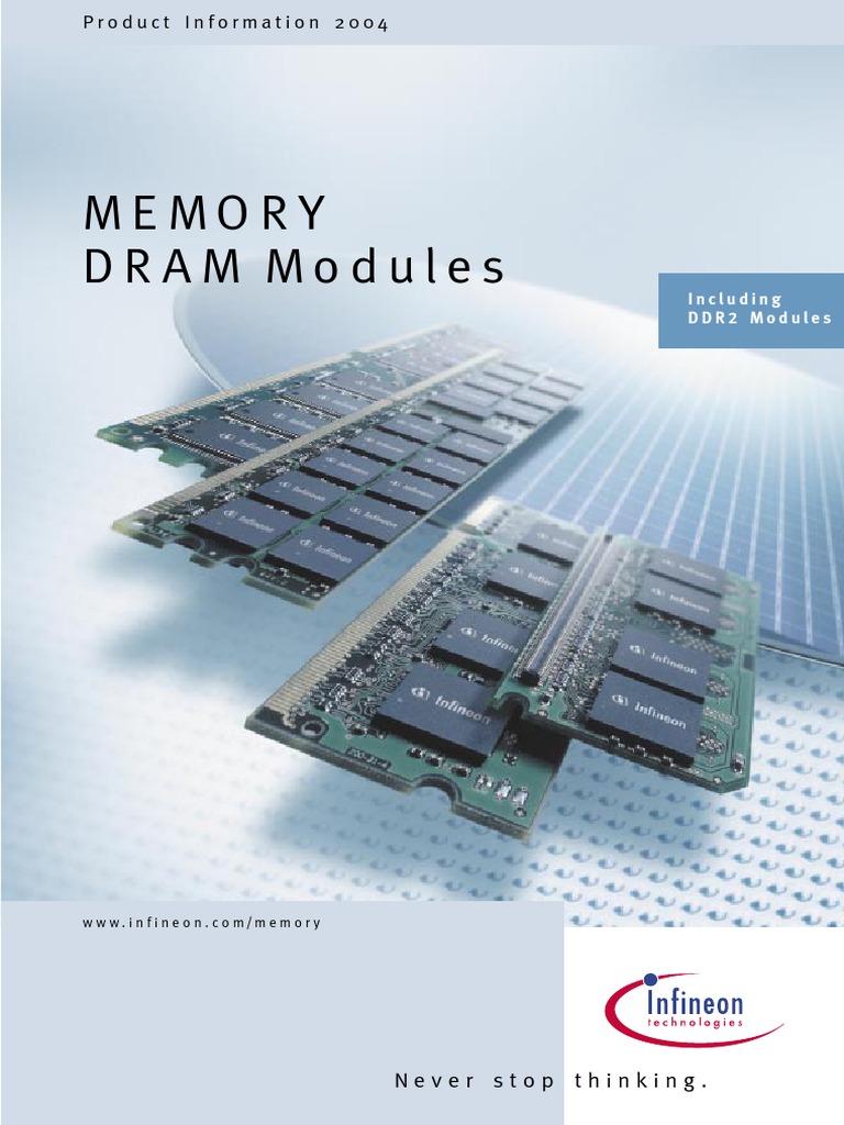 Memory Drammodules: Never Stop Thinking | PDF | Computer Memory ...
