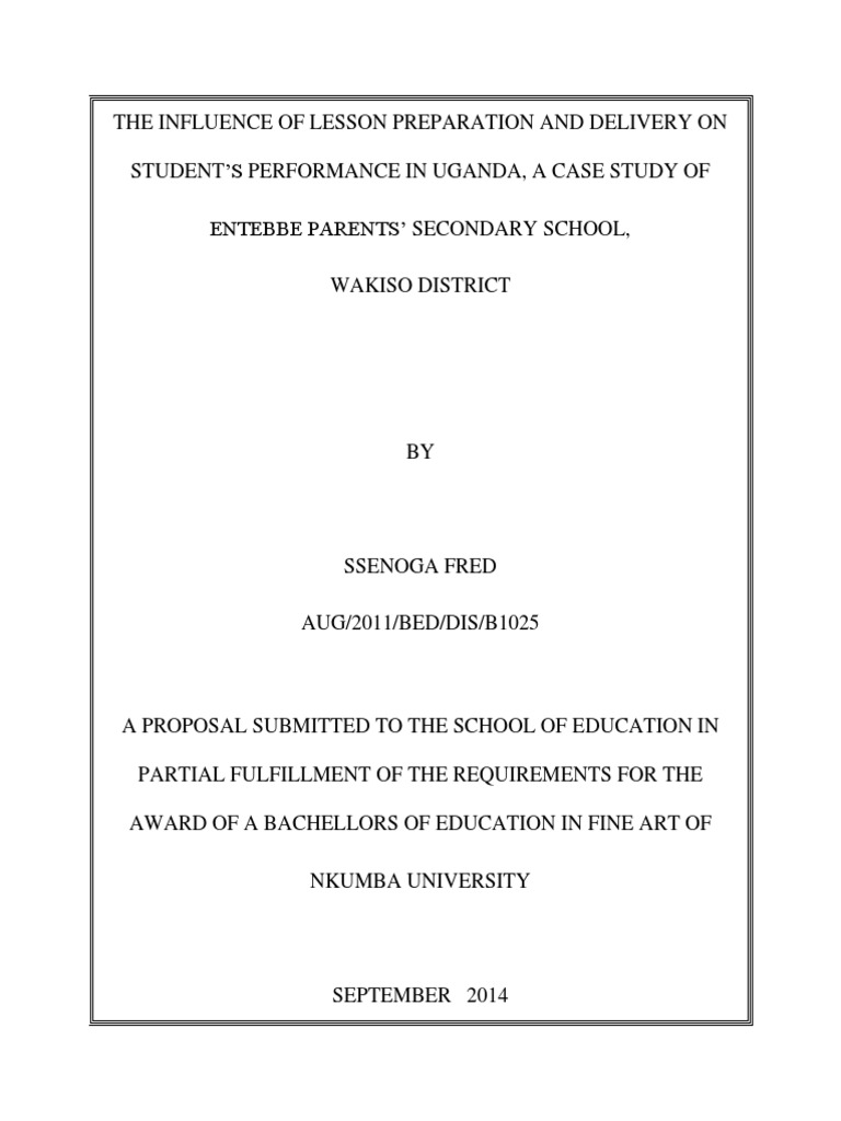 Lesson Preparation Impact on Student Performance | PDF | Lesson Plan ...