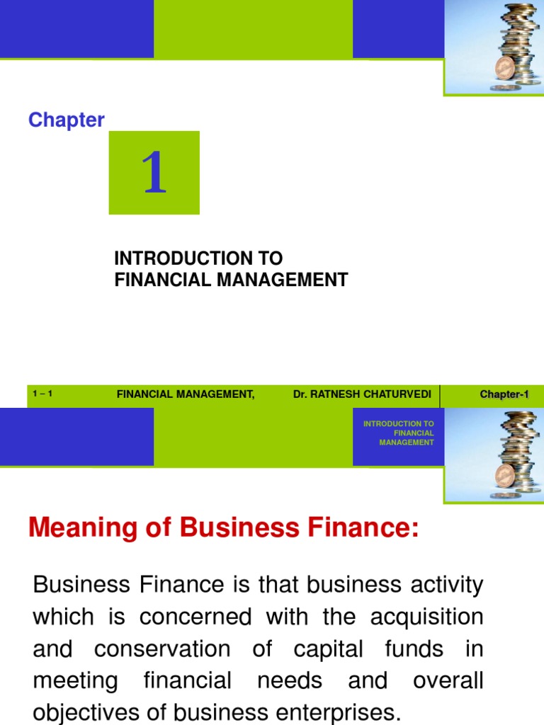 Introduction To Financial Management | PDF | Profit (Accounting ...
